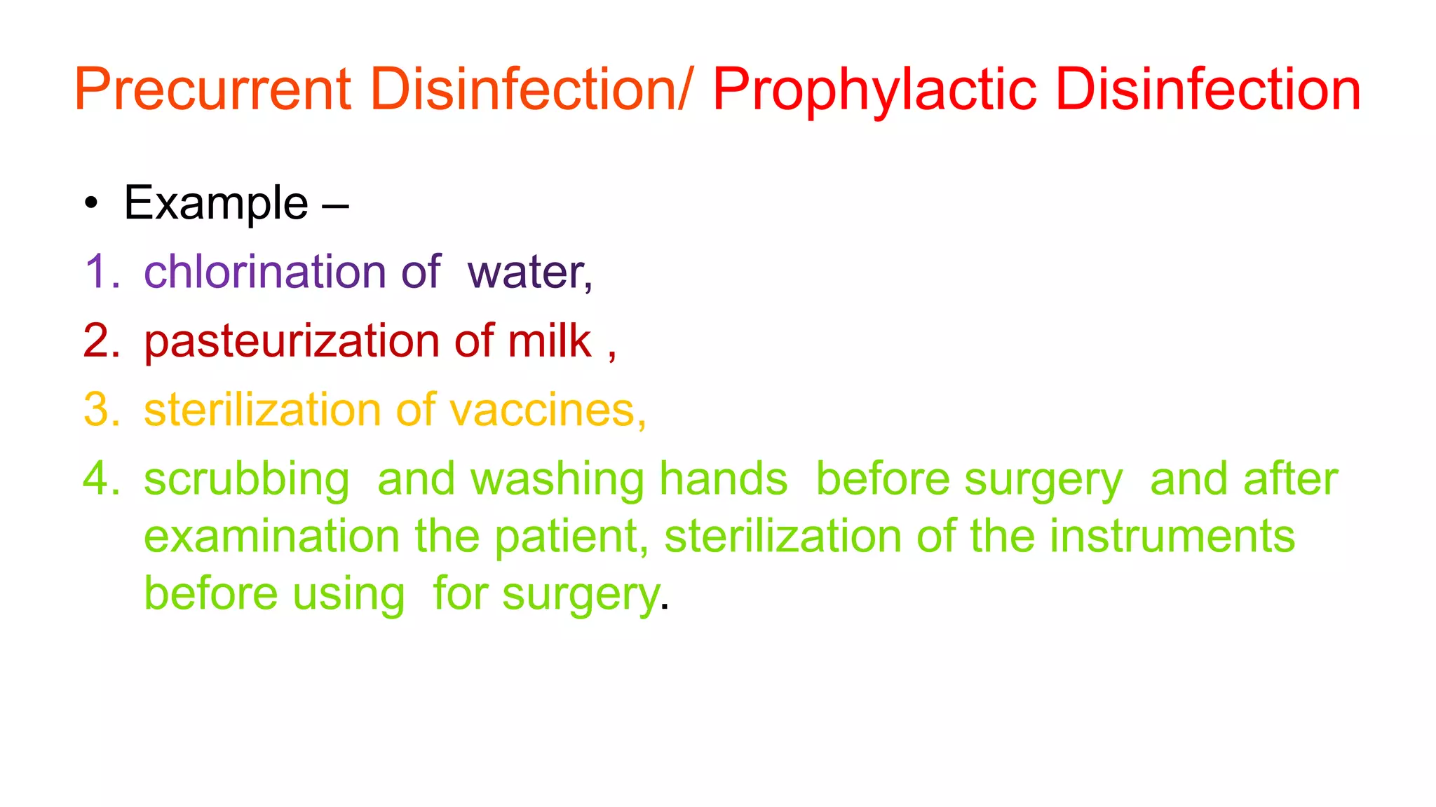 Disinfection | PPTX