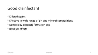 DISINFECTANT & DISINFECTION PROCESS.pptx