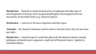 DISINFECTION AND STERILISATION.pptx