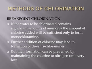Disinfection chlorination chlorination derived by products | PPTX ...