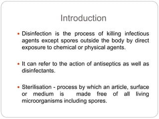 DISINFECTION & DISINFECTANTS.pptx