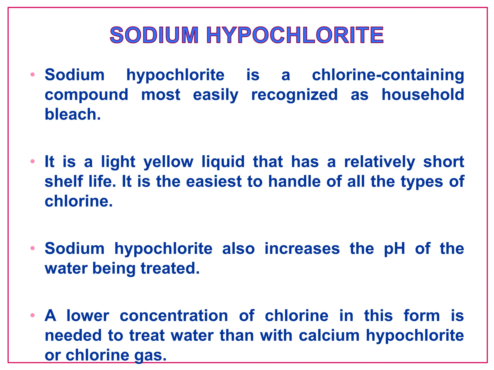 THE METHODS OF DISINFECTION AND THE TYPES OF CHLORINATION | PPTX