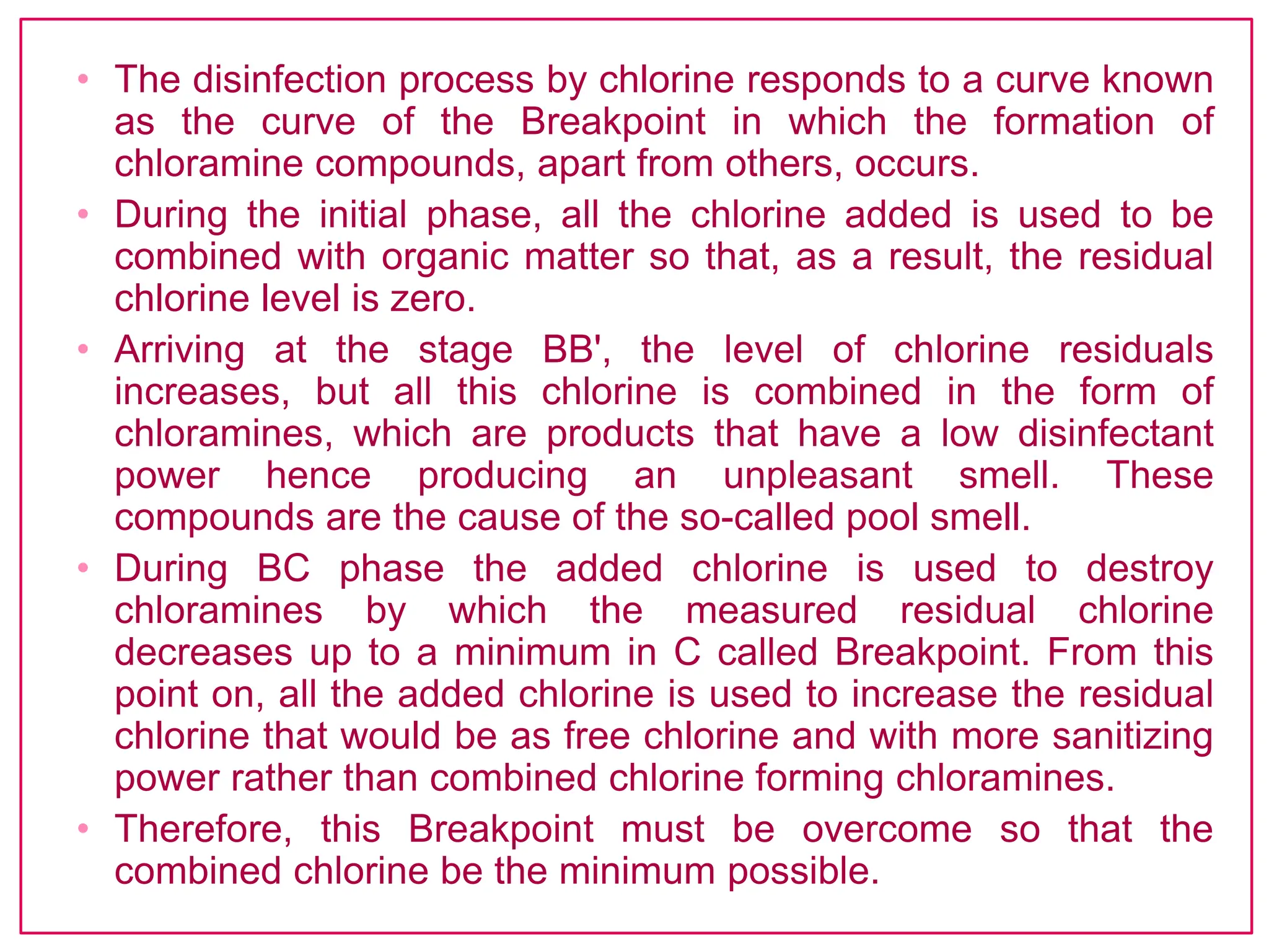 THE METHODS OF DISINFECTION AND THE TYPES OF CHLORINATION | PPTX