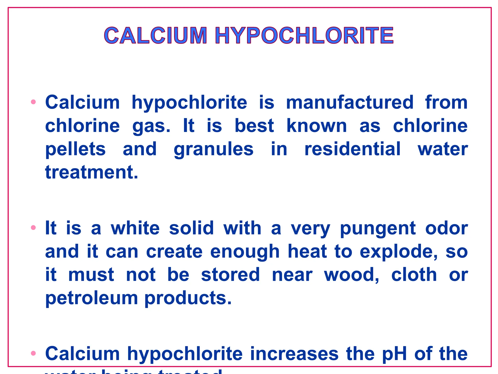 THE METHODS OF DISINFECTION AND THE TYPES OF CHLORINATION | PPT