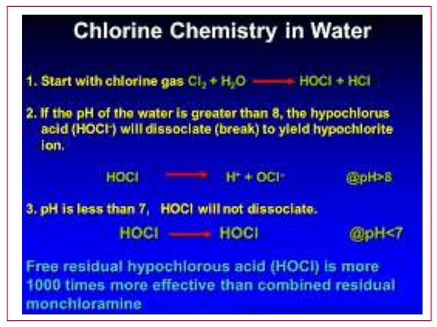 THE METHODS OF DISINFECTION AND THE TYPES OF CHLORINATION | PPT