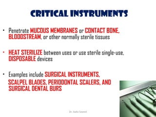 DISINFECTION OF DENTAL INSTRUMENTS, UNIT AND ENVIRONMENTAL.ppt