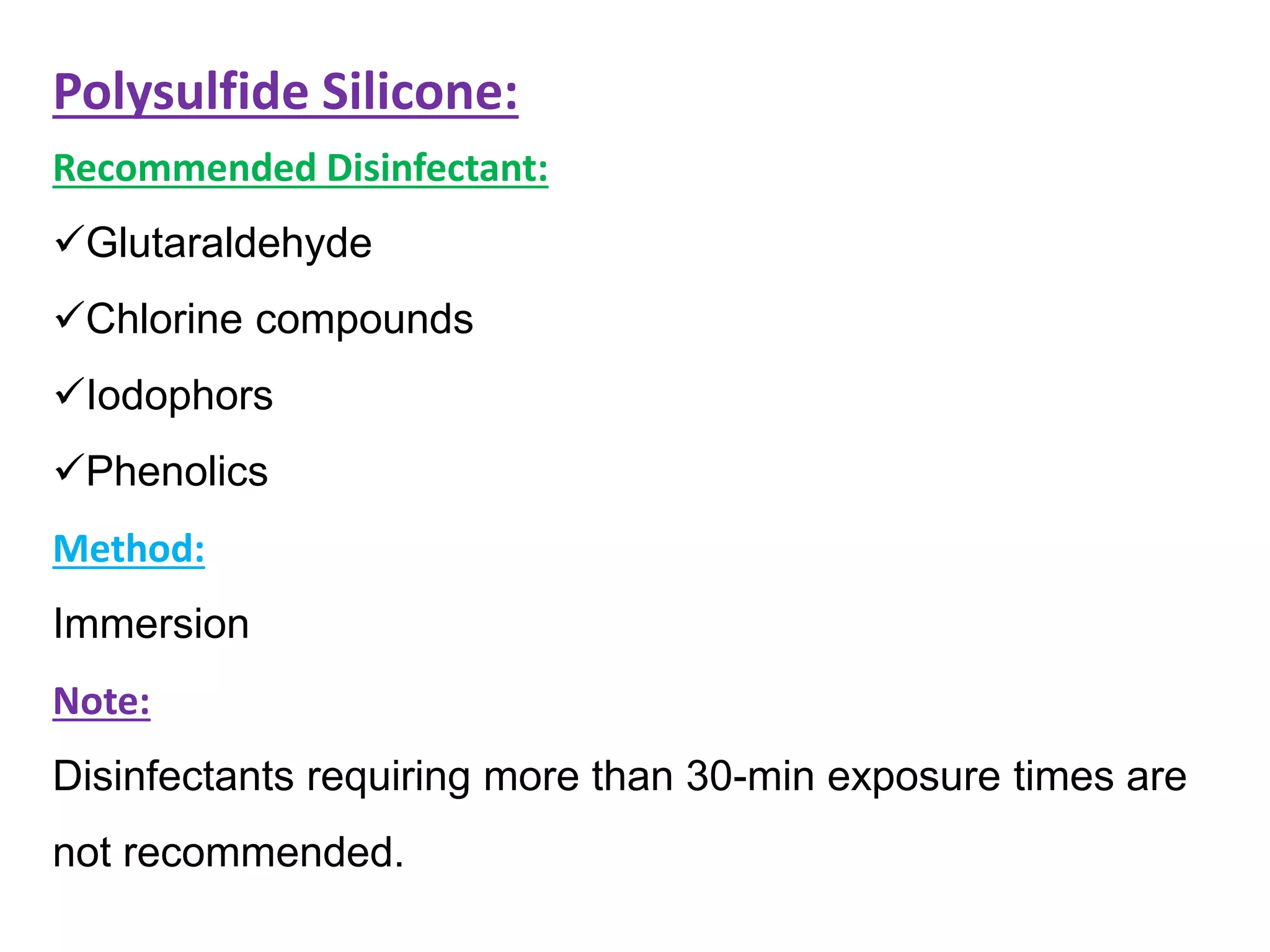 Disinfection of impressions | PPTX
