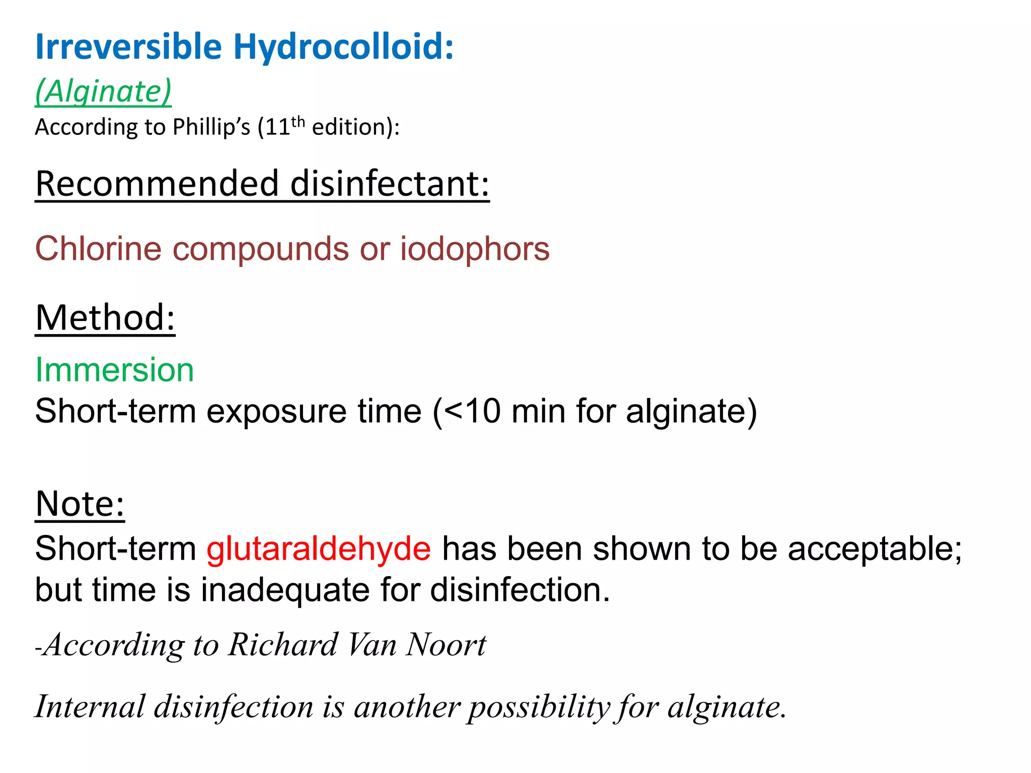 Disinfection of impressions | PPTX