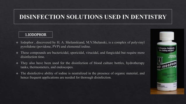 disinfection techniques of impressions in prosthodontics | PPTX