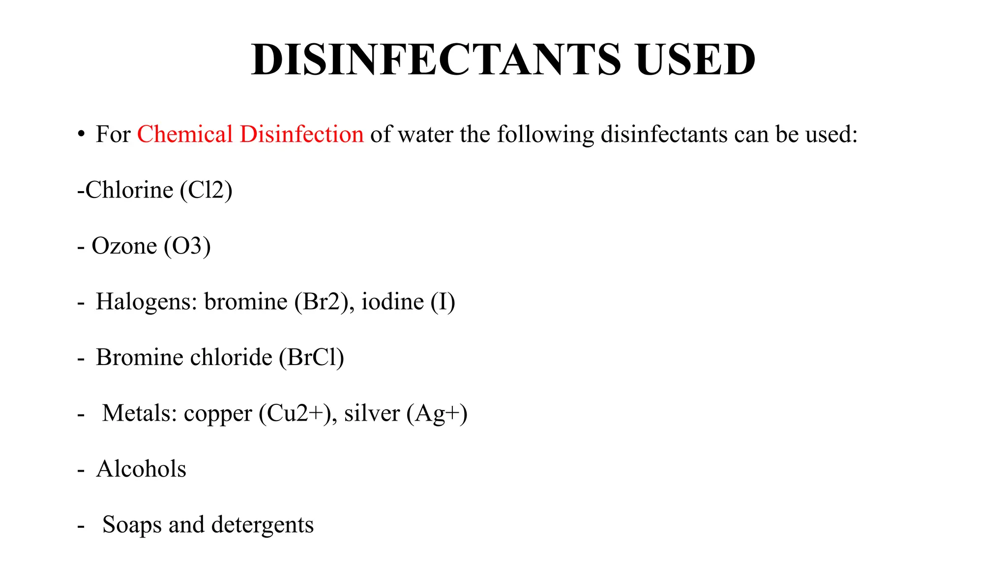 DISINFECTION OF WATER.pptx