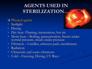 Disinfection & Sterilization | PPT | First Aid | Injuries