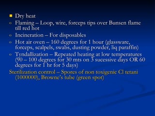 Disinfection & Sterilization | PPT | First Aid | Injuries