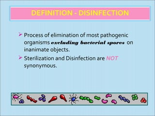 Disinfection testing for disinfection | PPT