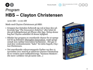 Program for studietur til USA | PPTX