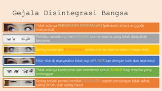 Materi Sejarah Kelas XII - Disintegrasi Bangsa | PPTX