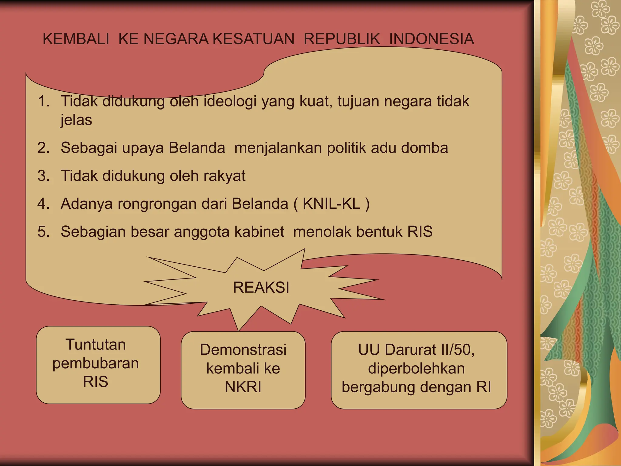 DISINTEGRASI BANGSA PASCA KEMERDEKAAN INDONESIA.ppt