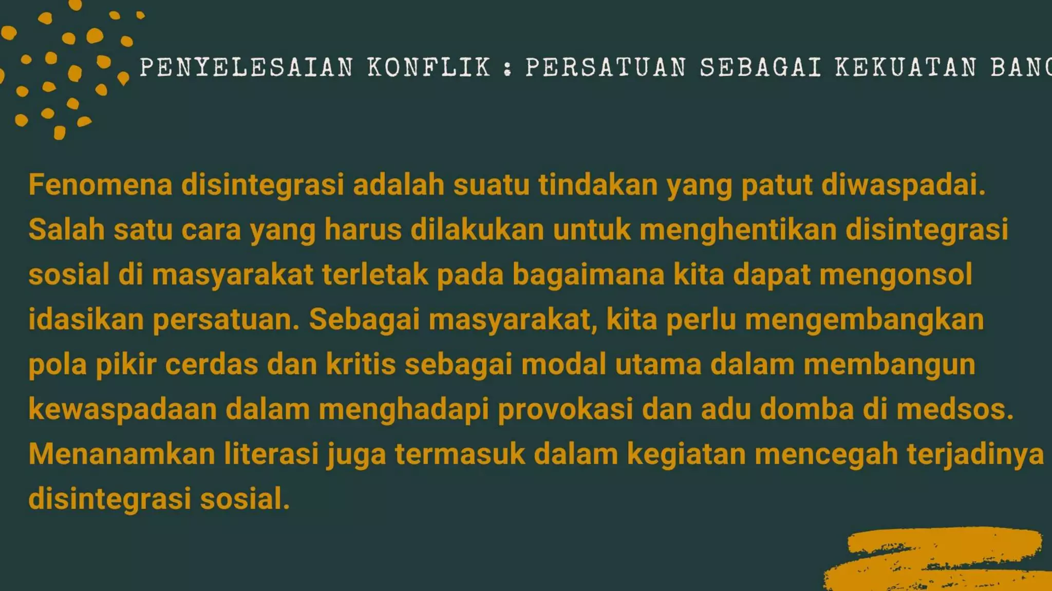 Disintegrasi sosial - Puan | PPTX