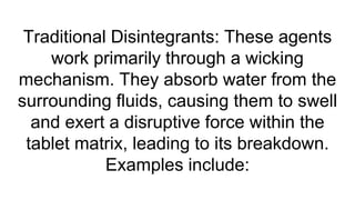 Disintegrating Agents Ensuring Efficient Drug Delivery.pptx