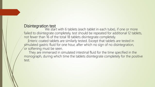 Disintegration | PPTX
