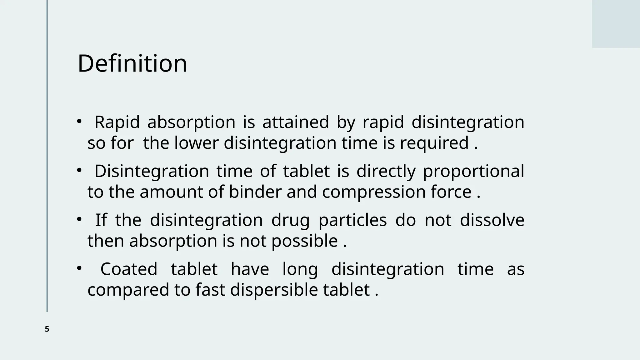 Drug Disintegration Time from different dosage forms.pptx