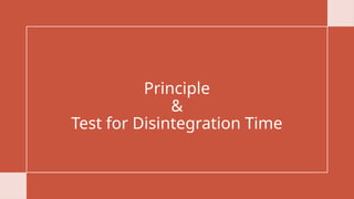 Drug Disintegration Time from different dosage forms.pptx