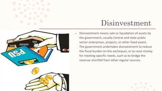 Impact of Disinvestment on Indian Economy | PPT