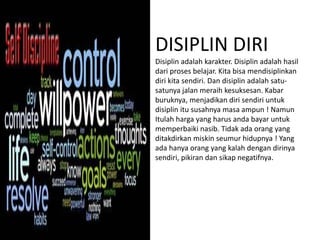 Disiplin | PPTX