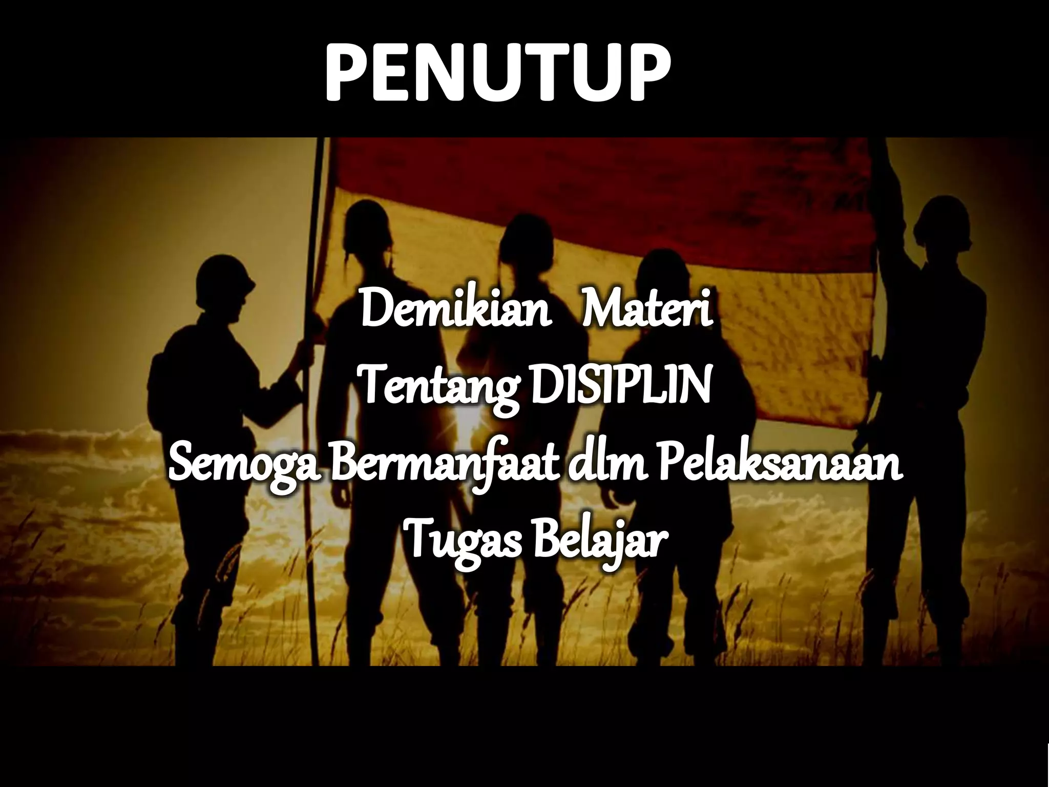 Disiplin lbn kapten budiman | PPT
