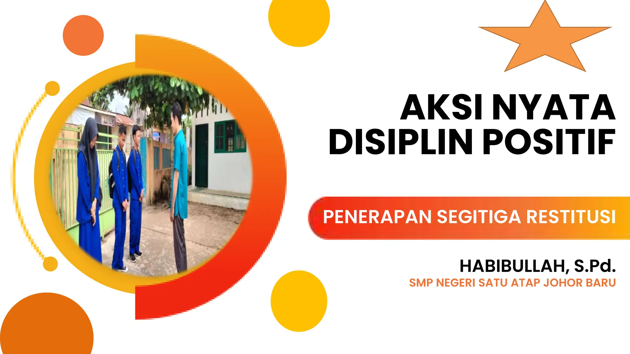 Aksi Nyata Penerapan Segitiga Restitusi Topik Disiplin Positif (LULUS ...