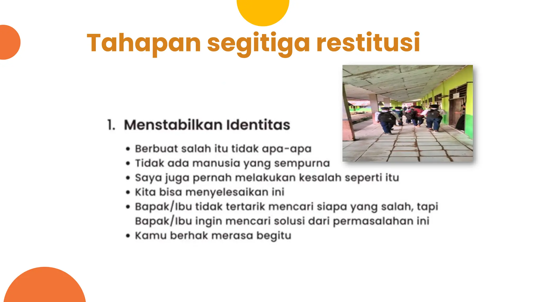 Aksi Nyata Penerapan Segitiga Restitusi Topik Disiplin Positif (LULUS ...