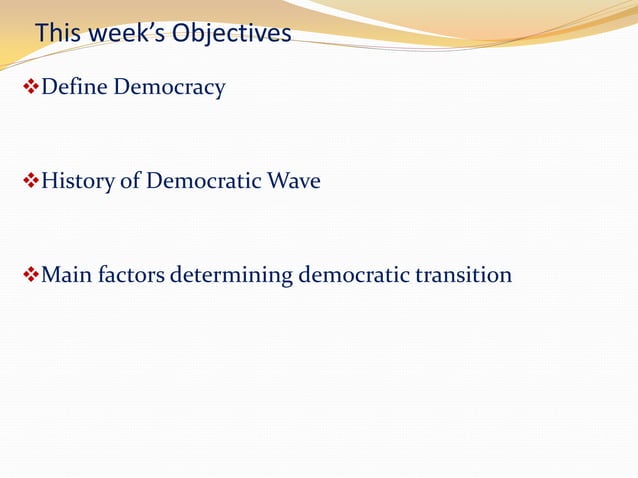 Dis is307 democratic transition | PPT