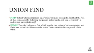 Disjoint set / Union Find Data Structure | PPTX