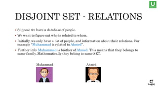 Disjoint set / Union Find Data Structure | PPTX