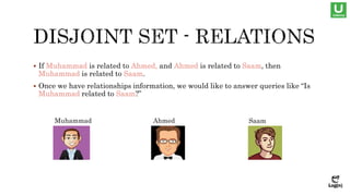 Disjoint set / Union Find Data Structure | PPTX