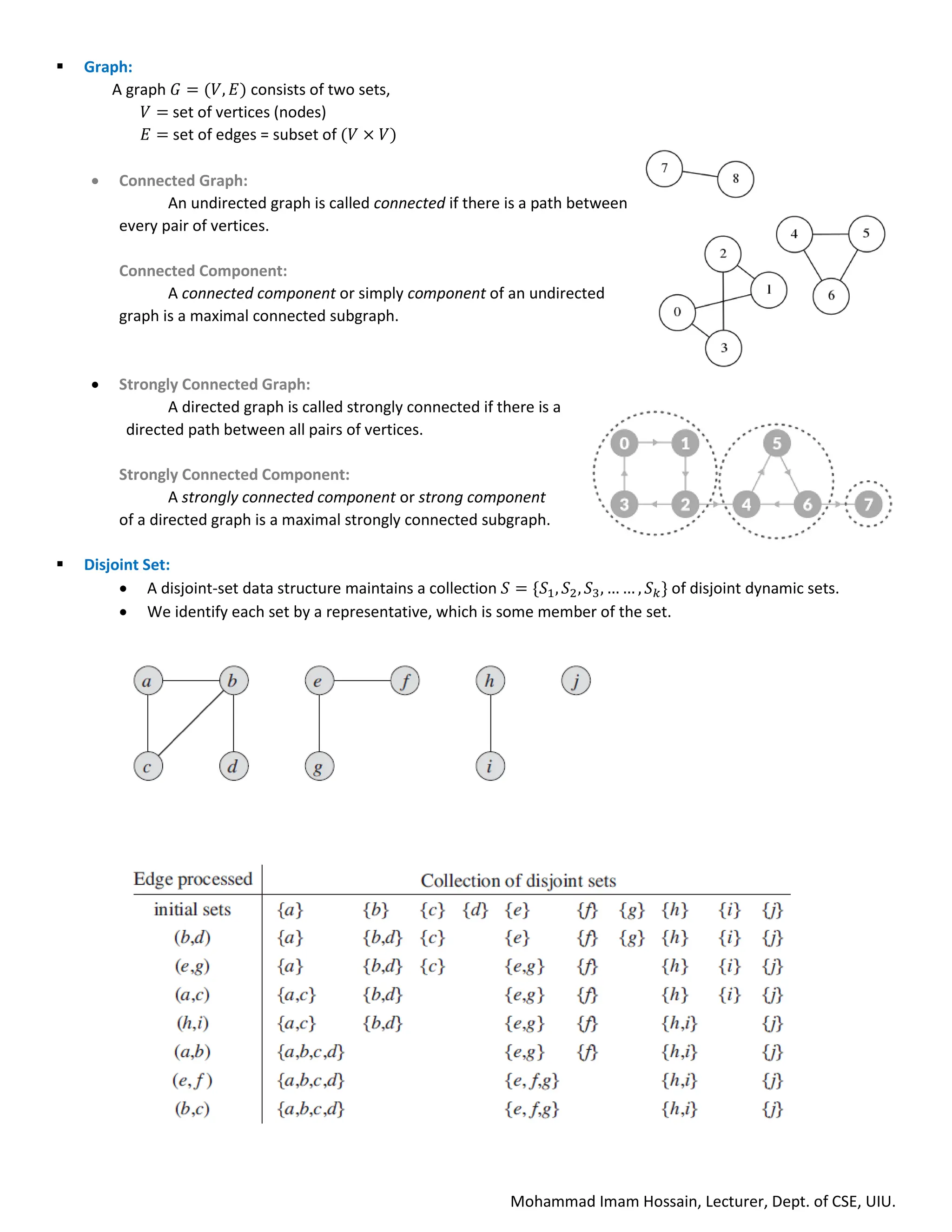 DS & Algo 5 - Disjoint Set and MST | PDF