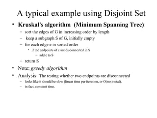 Disjoint sets | PPT