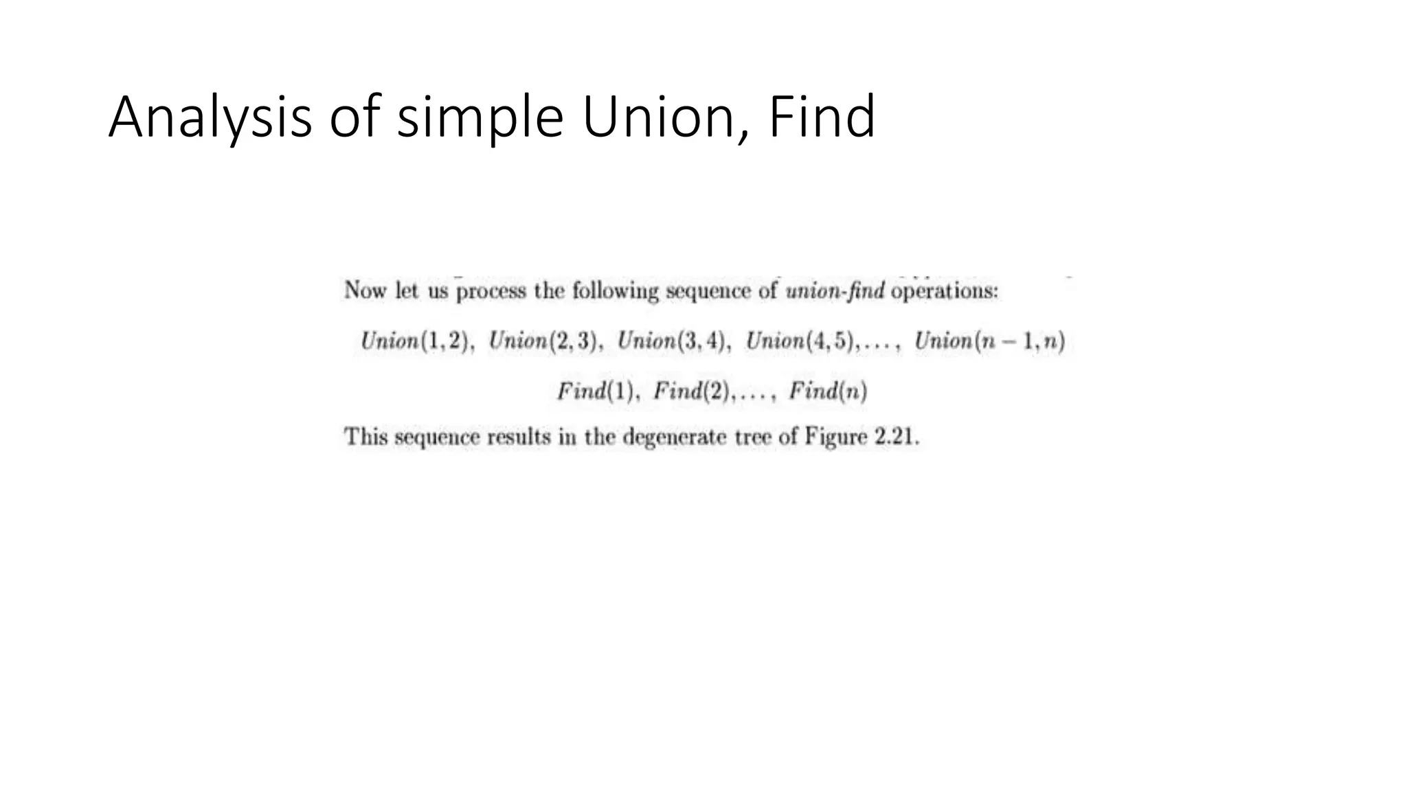 Disjoint sets union, find | PPTX