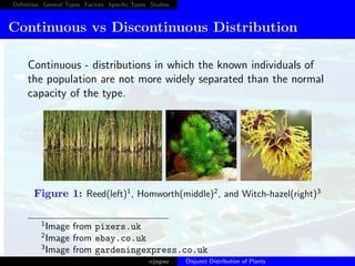 Disjunct Distribution of Plants | PDF