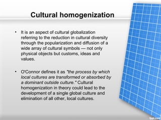 Disjuncture and difference in Global Cultural Economy - Prepared by ...