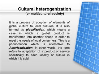 Disjuncture and difference in Global Cultural Economy - Prepared by ...