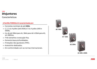 Disjuntor ABB - Modelo Formula | PDF