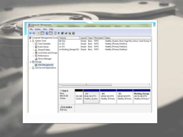 Disk Management | PPTX | Operating Systems | Computer Software and Applications