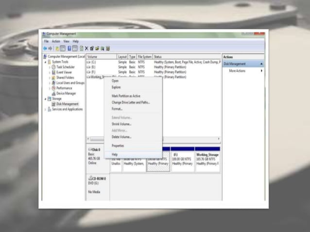 Disk Management | PPTX | Operating Systems | Computer Software and Applications