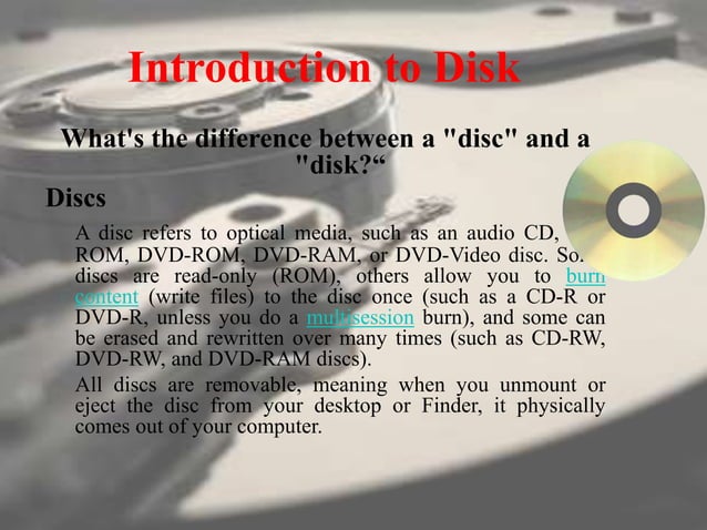 Disk Management | PPTX | Operating Systems | Computer Software and Applications