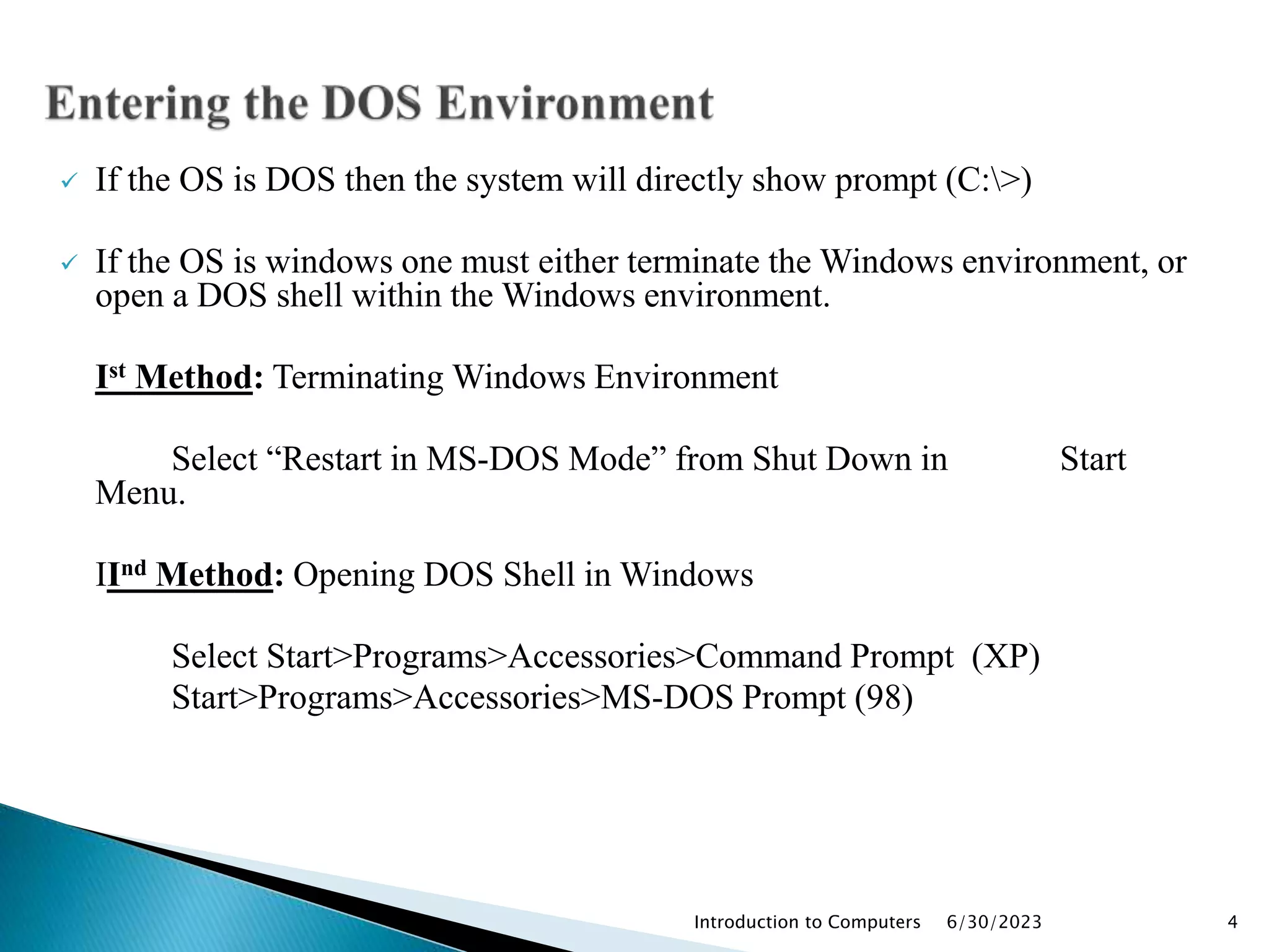 disk-operating-system.ppt | Operating Systems | Computer Software and Applications