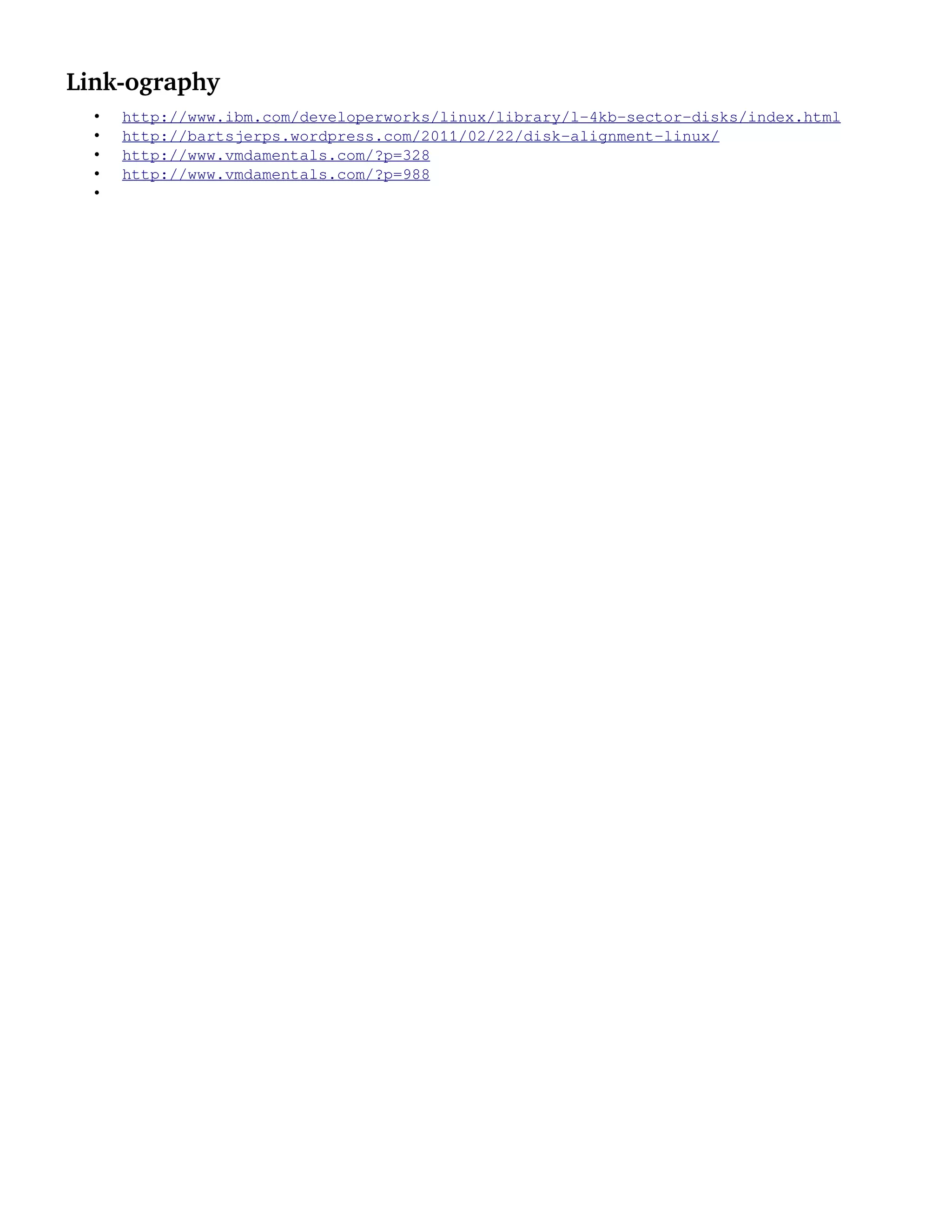 Disk Partition Alignment Pdf