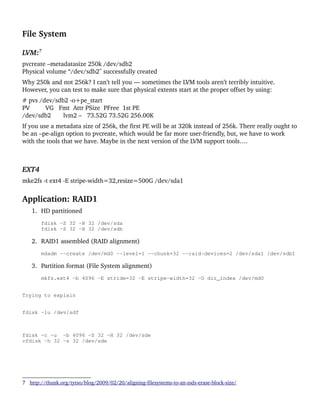Disk partition alignment | PDF