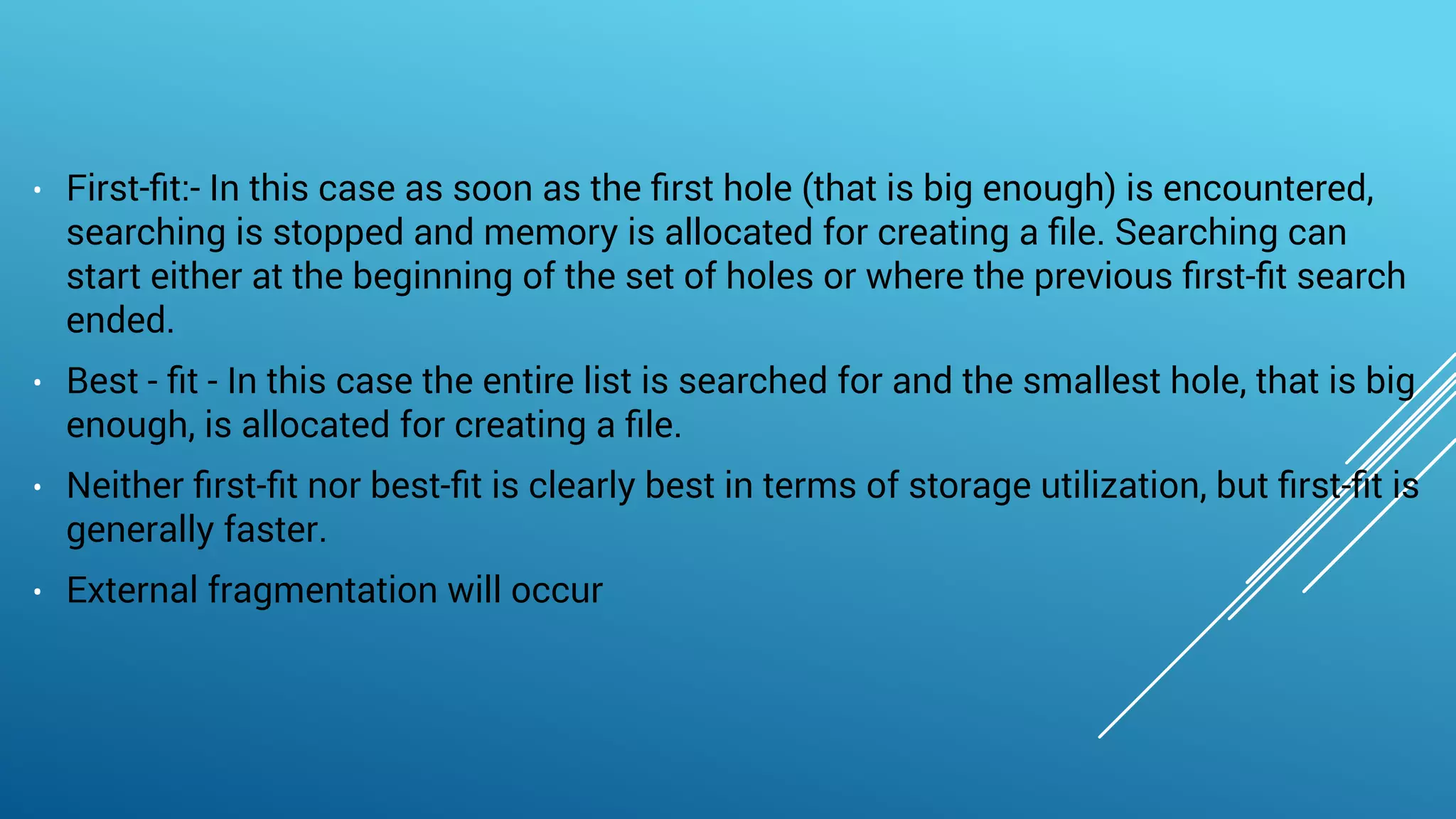 Disk allocation methods | PDF