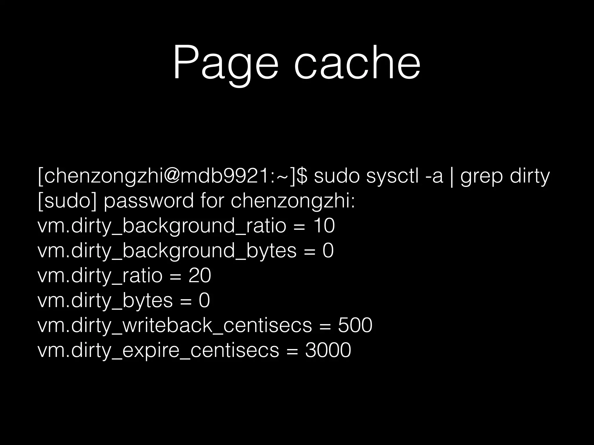 Disk and page cache | PPT