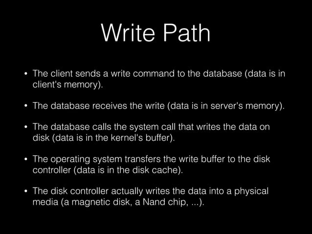 Disk and page cache | PPT
